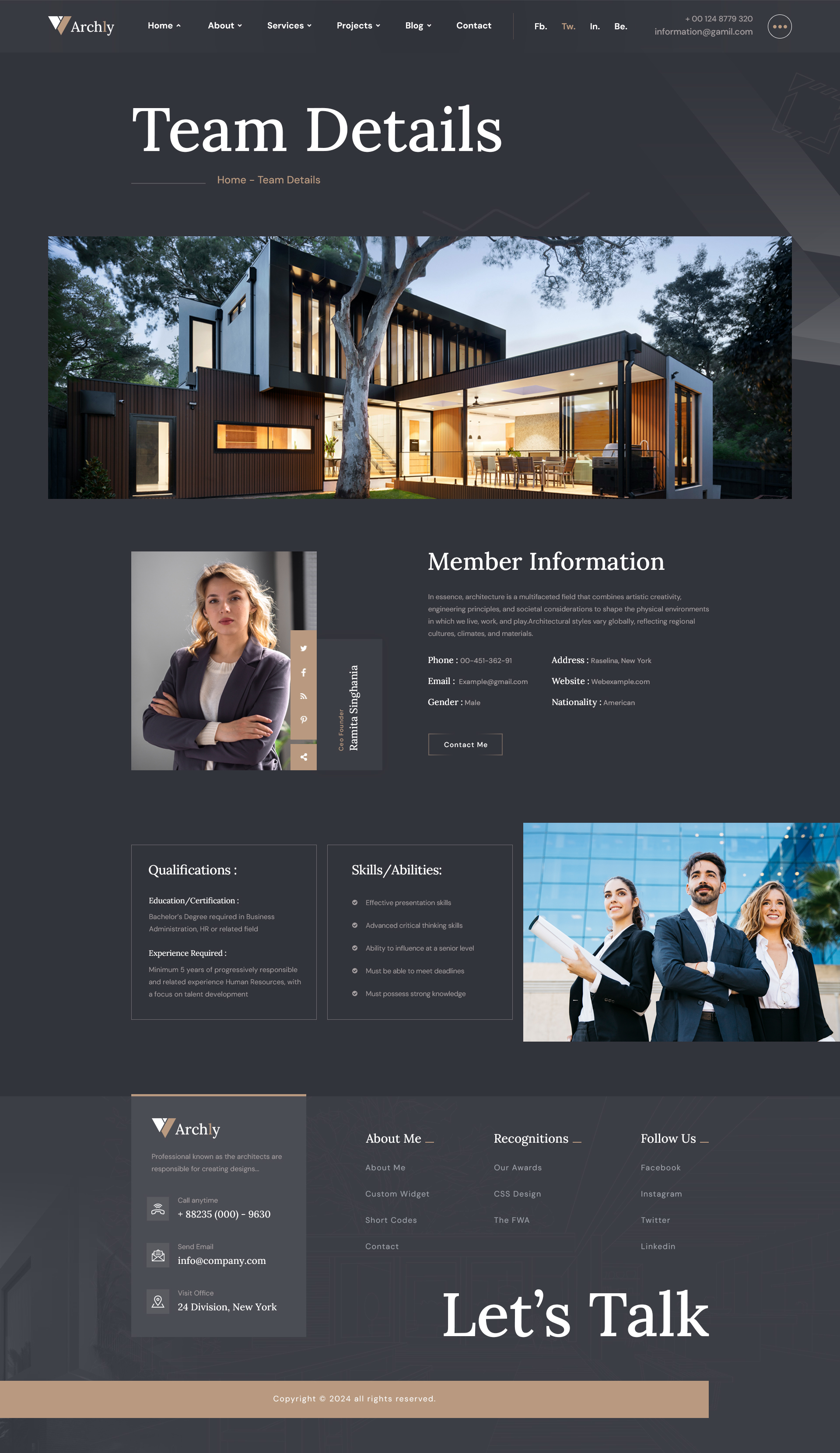 Archly - Architecture XD Template by Theme-Junction | ThemeForest